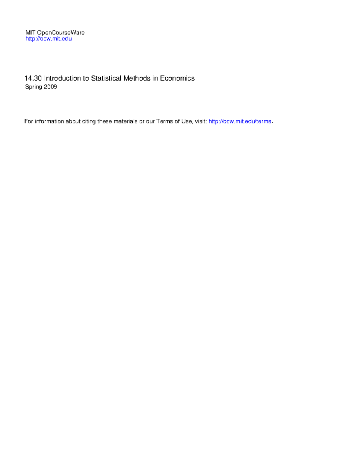 1f87c9b9d001cc4eefd483f98e9cf2c2 MIT14 30s09 tool01 - MIT OpenCourseWare ocw.mit 14 Introduction ...