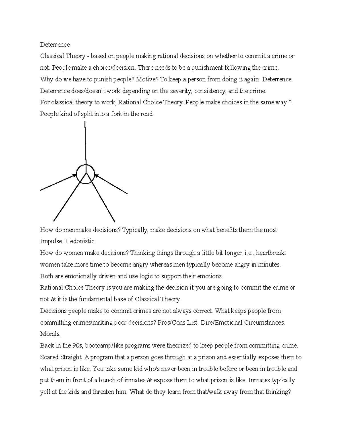 Lec. 5 - 2 8 22 - Lecture Notes for Dr. Scott Belshaw - Deterrence ...