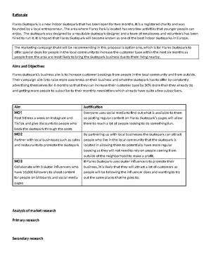 Unit 2 Best Rest Hotel - .,, - Rationale Best Rest Hotels are an ...