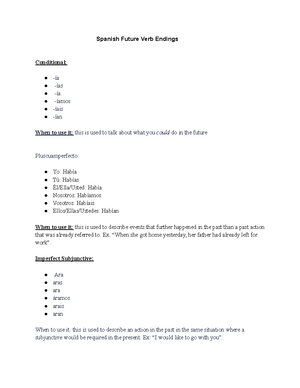 Basic Spanish Vocabulary List - Studocu