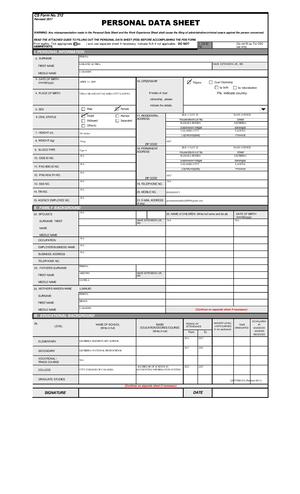 PDS Blank - You can learn in here. - Print legibly. Tick appropriate ...