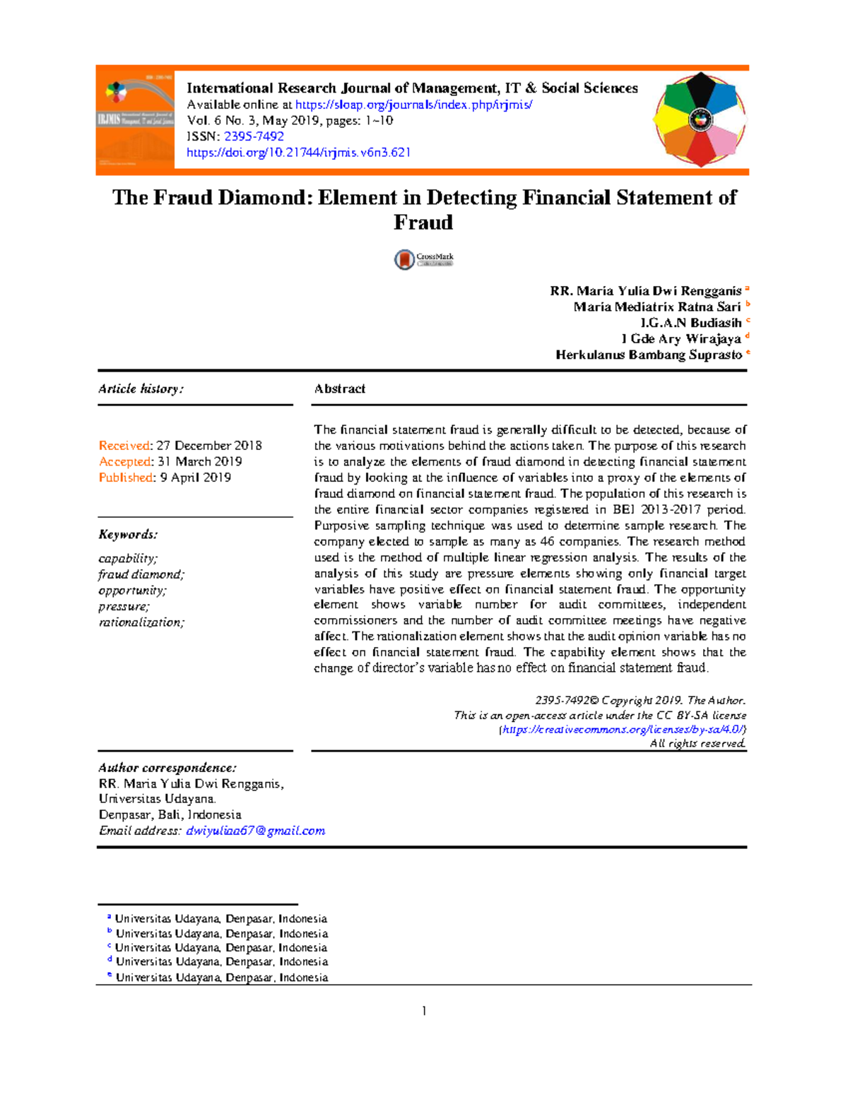 283469 the fraud diamond element in detecting f f6c3889e ...