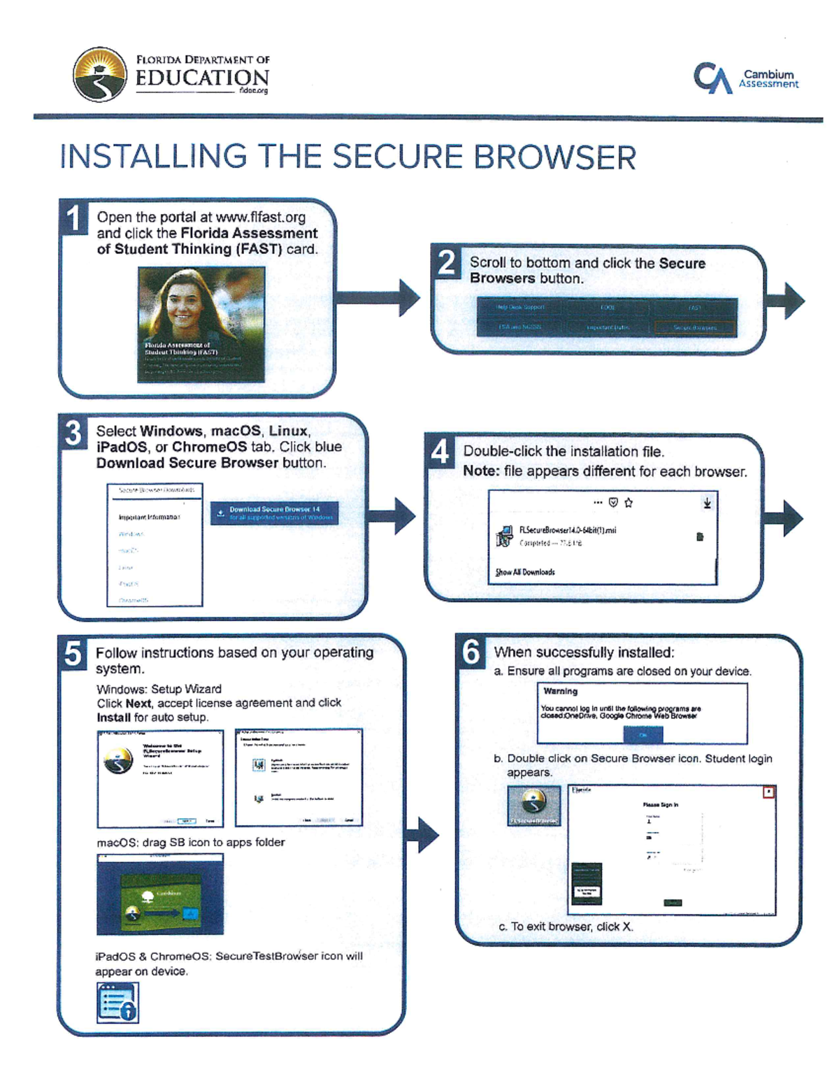 2023 BVS Installing secure browser - FLORIDA DEPARTMENT OF EDUCATION ...