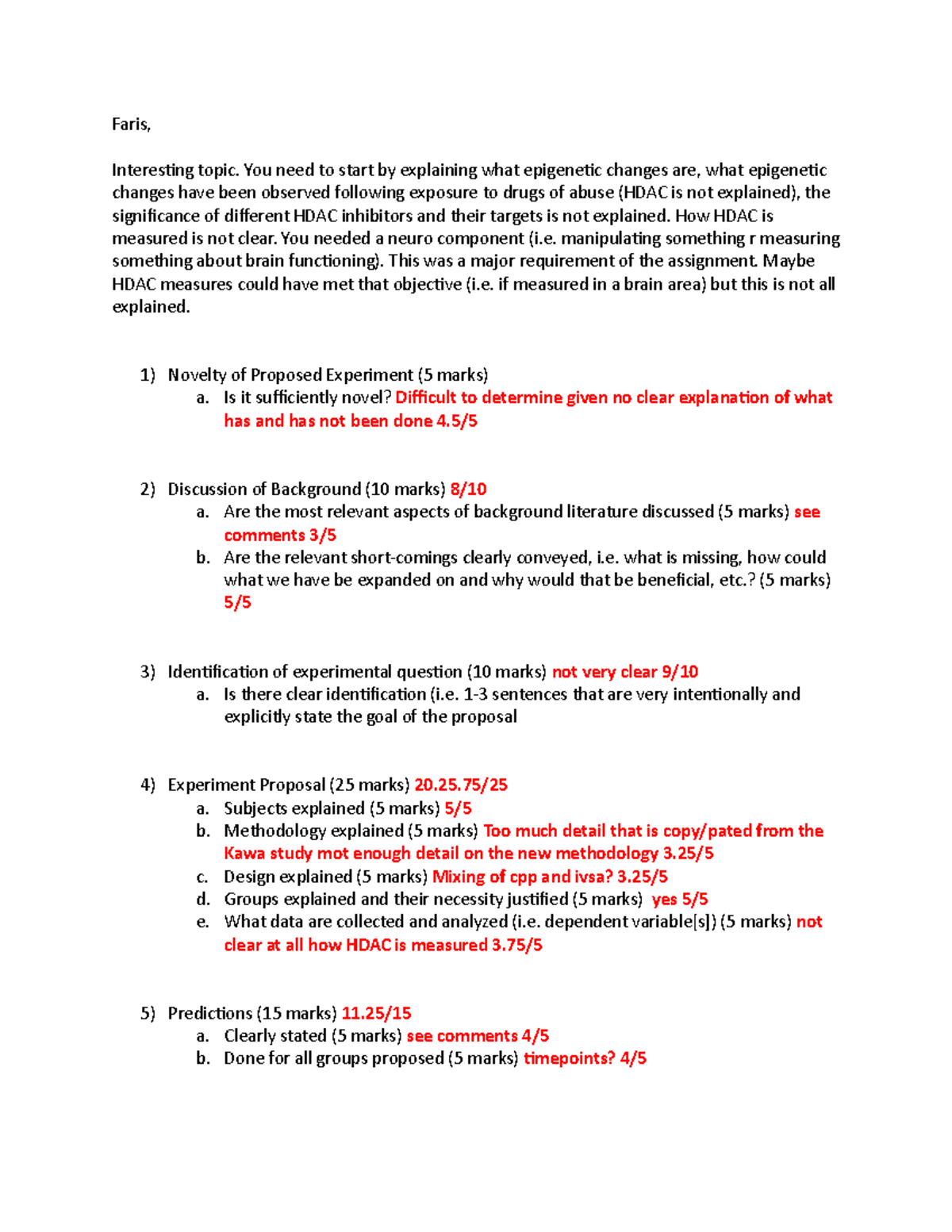 Faris Hussain Paper Grading Rubric - Faris, Interesting topic. You need ...