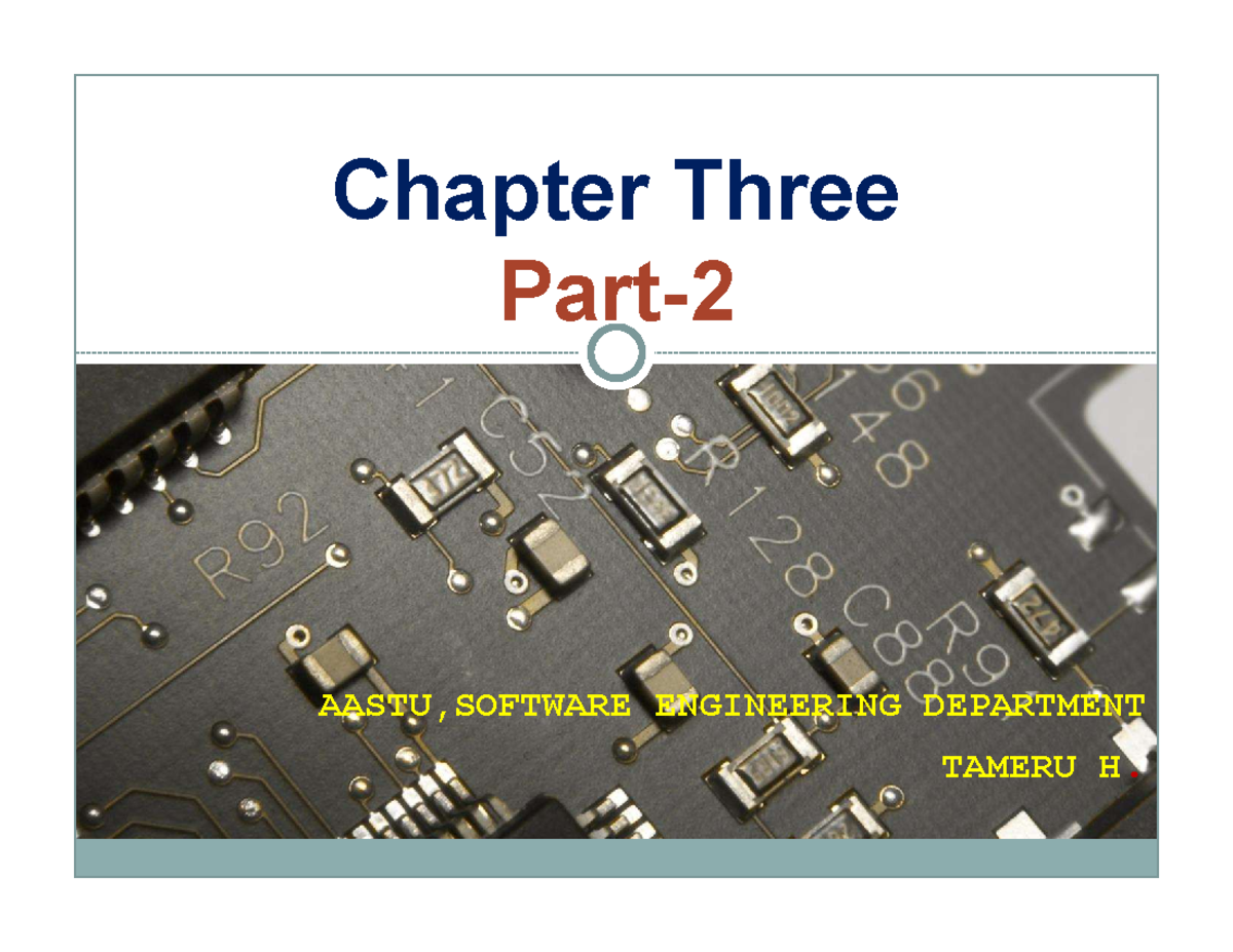 top view of computer interconnection - Chapter Three Part- AASTU ...