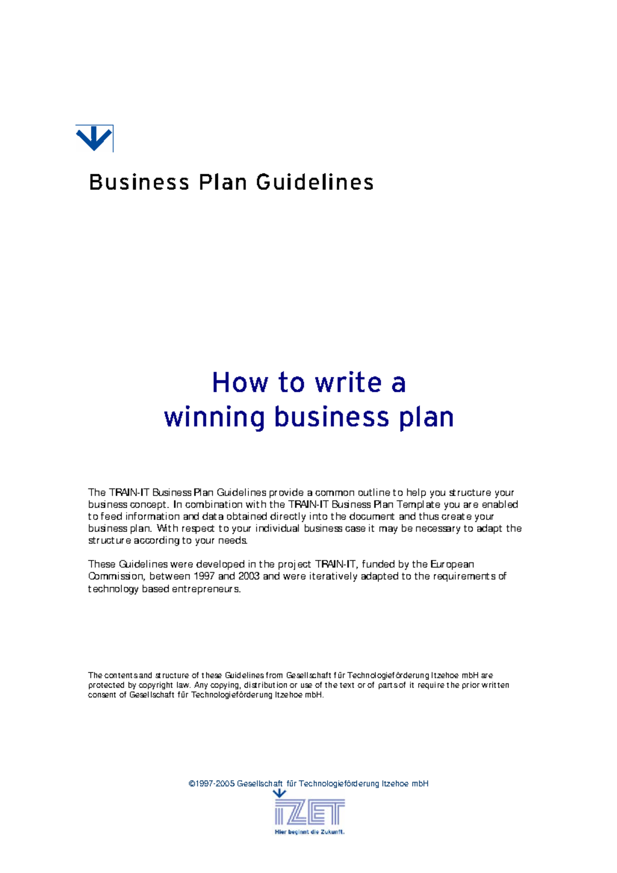 2 How to write a winning business plan Finesse - How to write a winning ...