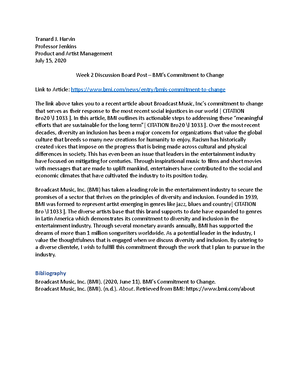 Week 1 Asynchronous Lecture Assignment - Week 1 Asynchronous Lecture Assignment Tranard Harvin ...