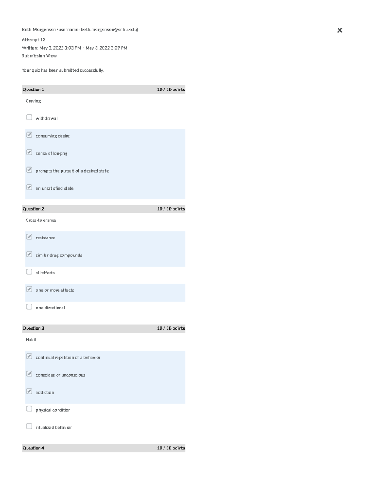 1 2 Module One Quiz Defining Terms - Beth Morgensen (username: beth ...