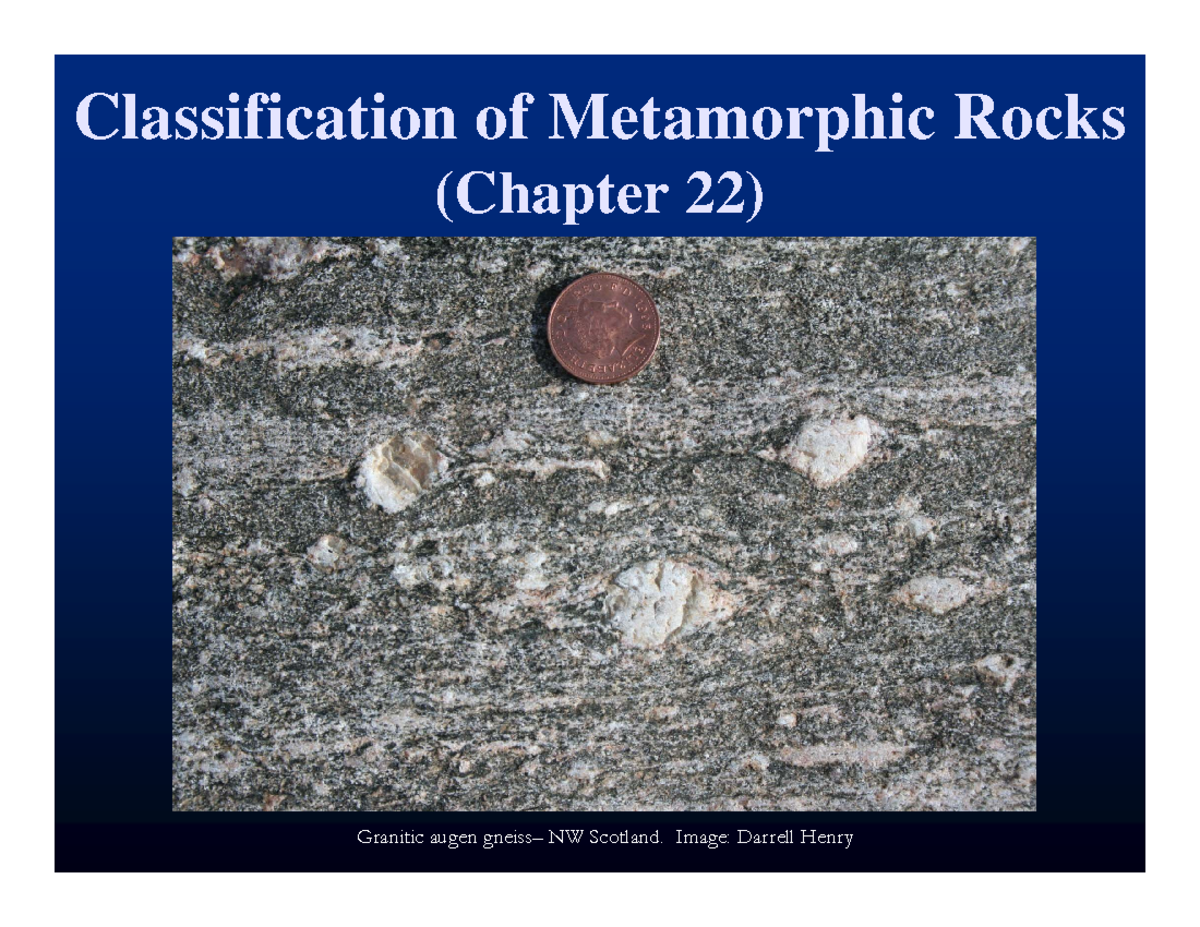 22-Classification-Metamorphic Rocks [Compatibility Mode ...