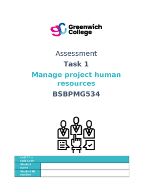 Bsbtwk 502 - Assessment Task 2 2024 - Assessment Task 2 Manage team ...