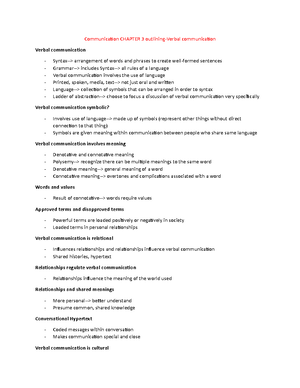 Chapter 4 communication - Communication in everyday life Chapter 4 ...