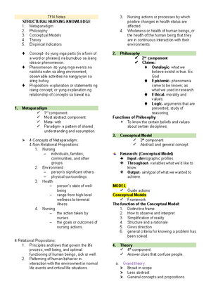 Structure-of-Nursing - Structure level Clarity- “How clear is this ...