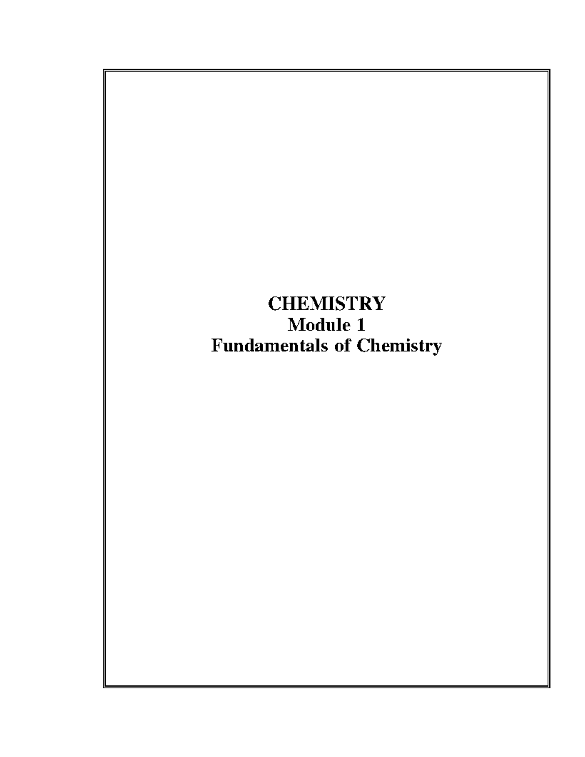 1-Module 1-Fundamentals of Chemistry - Department of Energy ...