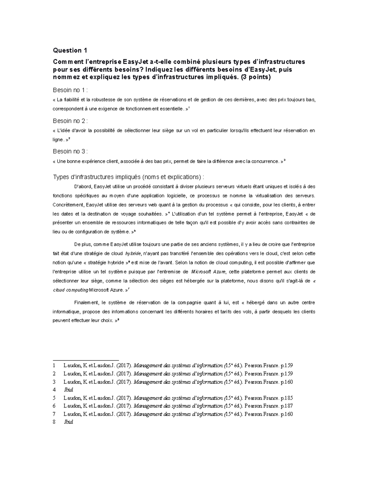 ADM 2006 TN1 SERIE E - Question 1 Comment l’entreprise EasyJet a-t-elle combiné plusieurs types ...