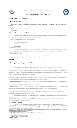 AD3411 DATA Science AND Analytics Laboratory - Fundamentals of Data ...