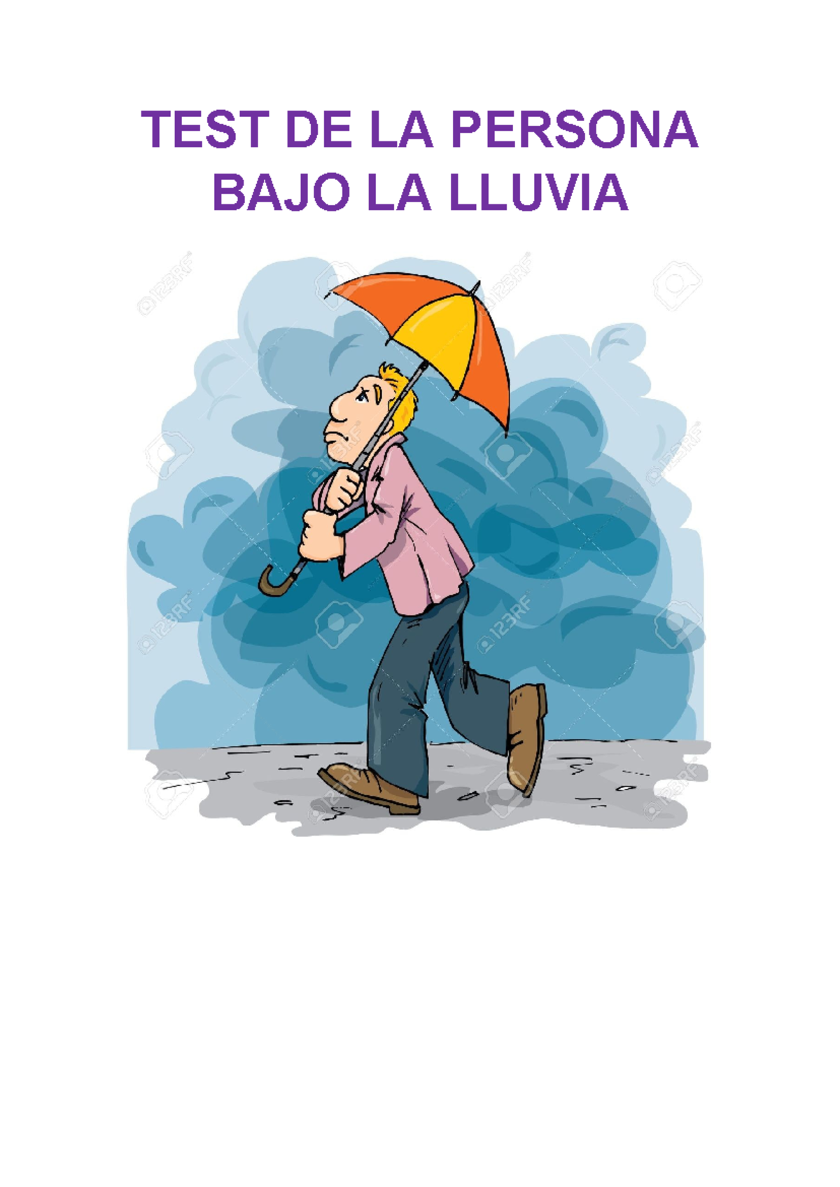 TEST DE LA Persona BAJO LA Lluvia - Técnicas Proyectivas - TEST DE LA ...