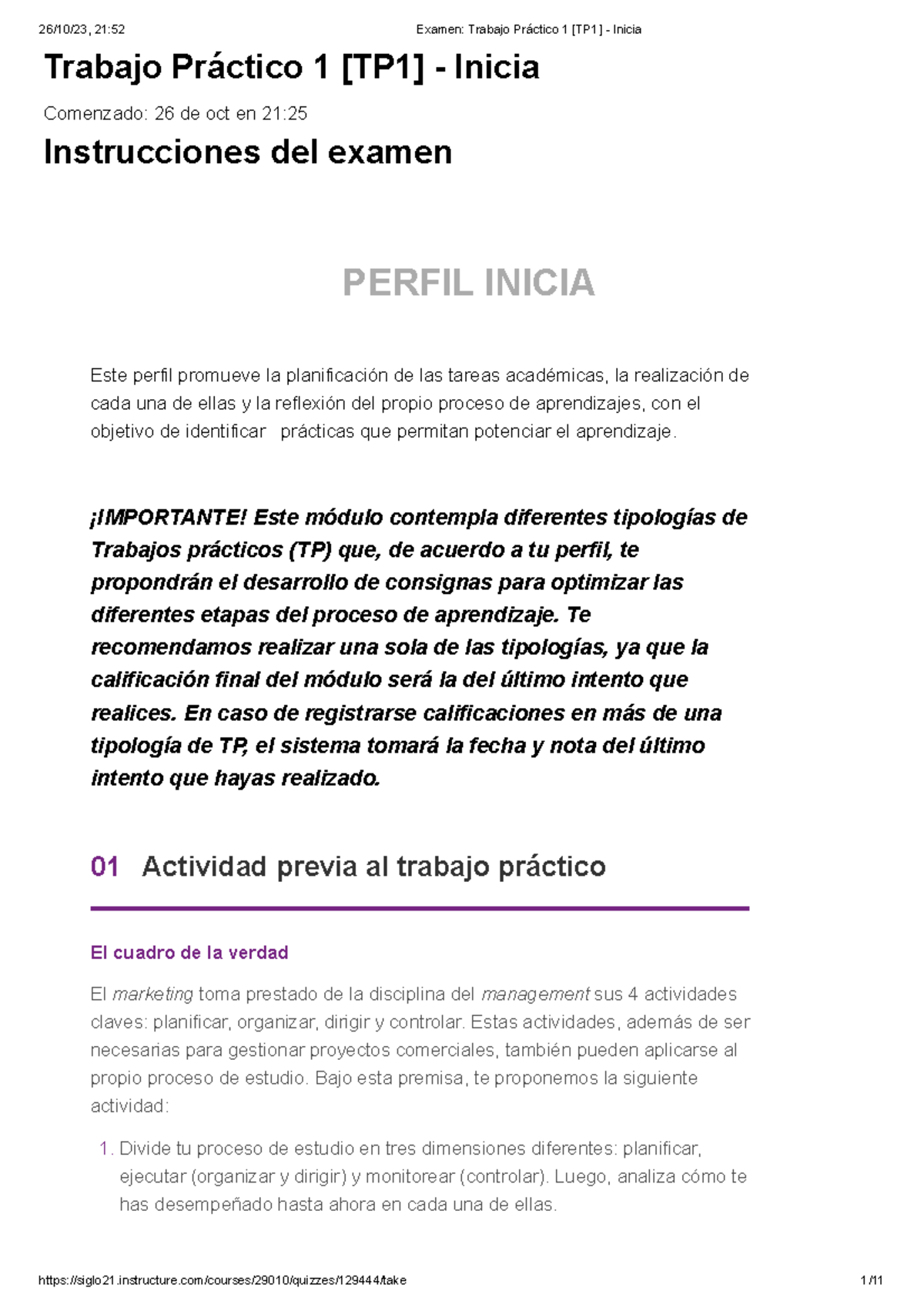 Marketing TP1 100% - tp 1 100% - Trabajo Práctico 1 [TP1] - Inicia ...