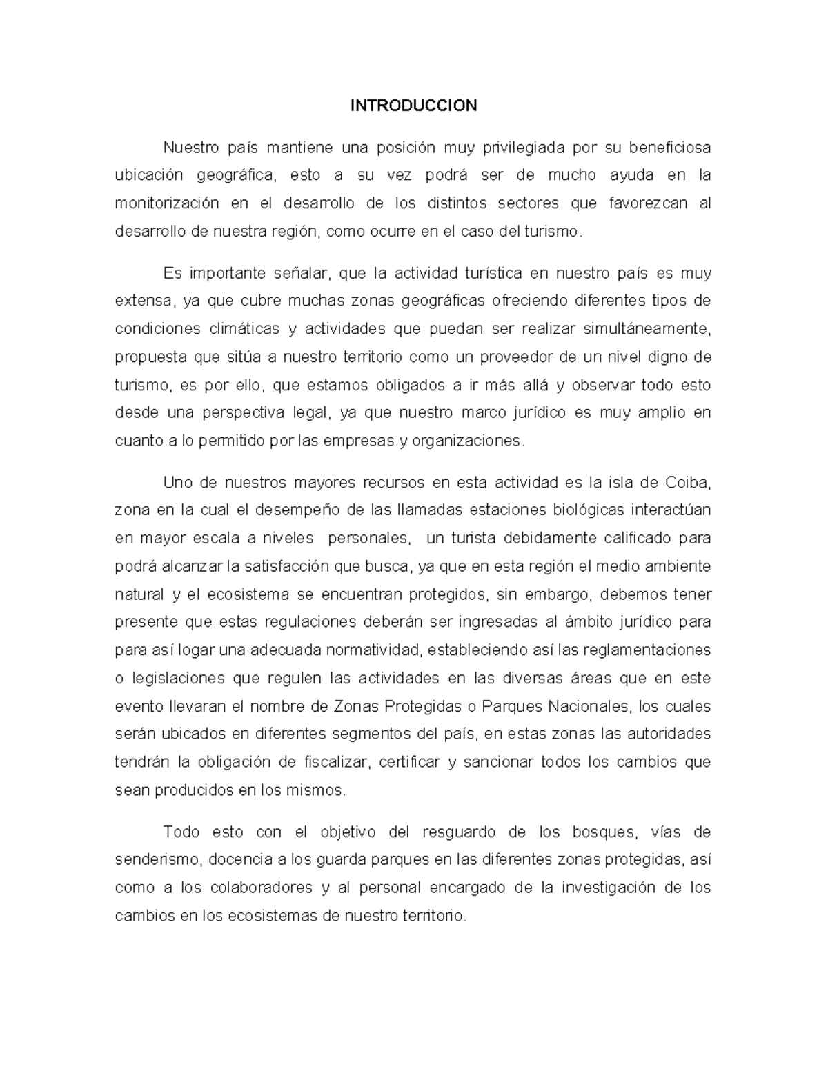 Der. Com III Act. 3 - documento para mantener una idea - INTRODUCCION ...