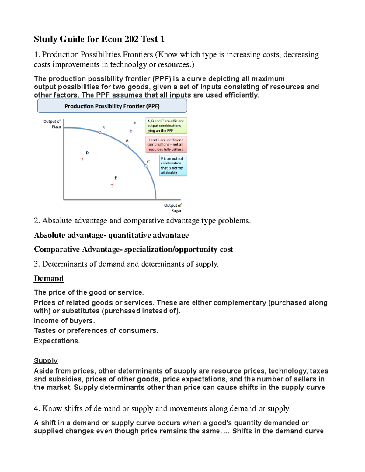 Econ Final exam - All you need to know for Econ 202 - Study Guide for ...
