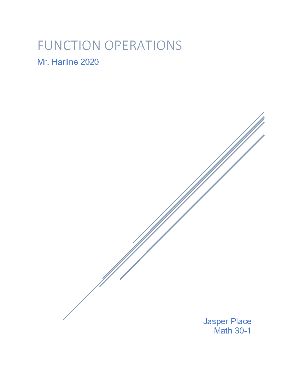 Completed Functions Operations Harline 2020 - Extr Jasper Place Math 30 ...