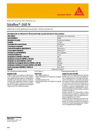HS - Sikaflex 2C SL - HOJA DE DATOS - ####### Edición Nº8 Impresión ...