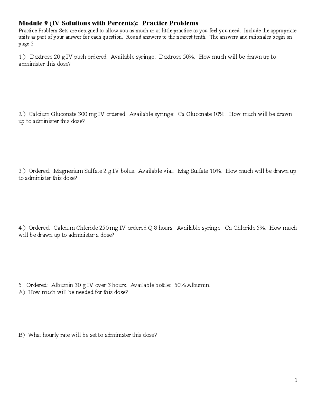 Module 9 Practice Problem Set ADA - Module 9 (IV Solutions with ...