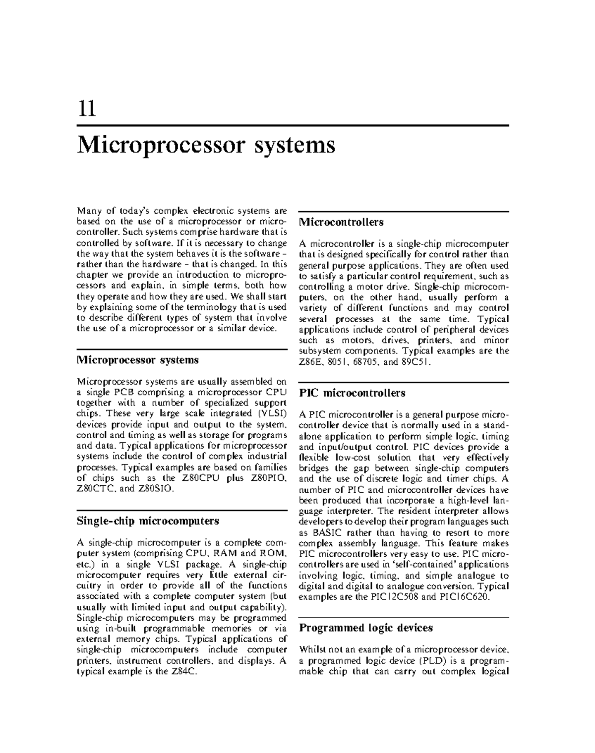Tooley Electronic Circuits - Fundamentals and Ap Book ZZ - 11 Microprocessor systems Many of ...
