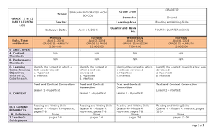 4thQuarterReviewer -with key - Direction: Read and analyze the ...