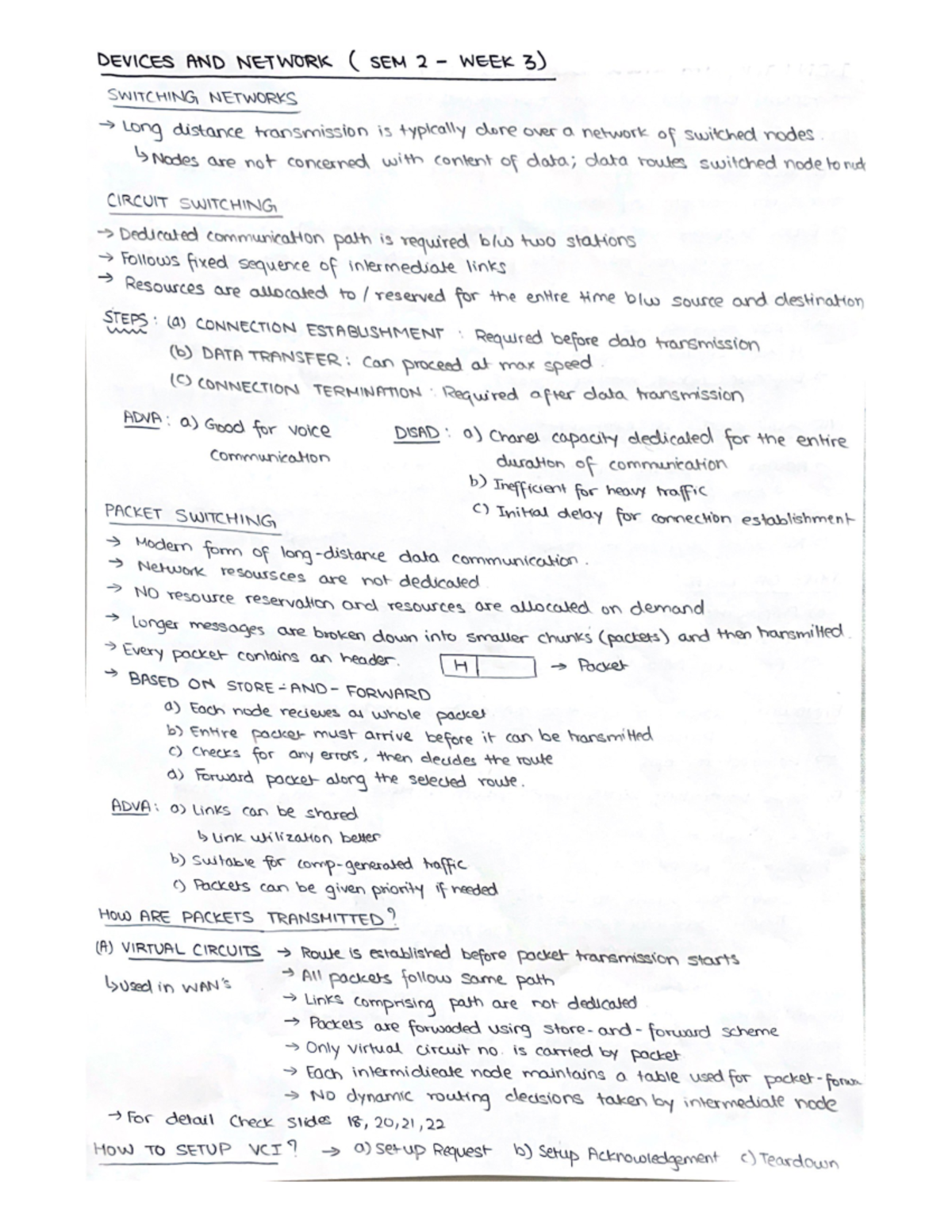 SEM 2 - Week 3 (Lecture Notes) - COM1006 - Studocu
