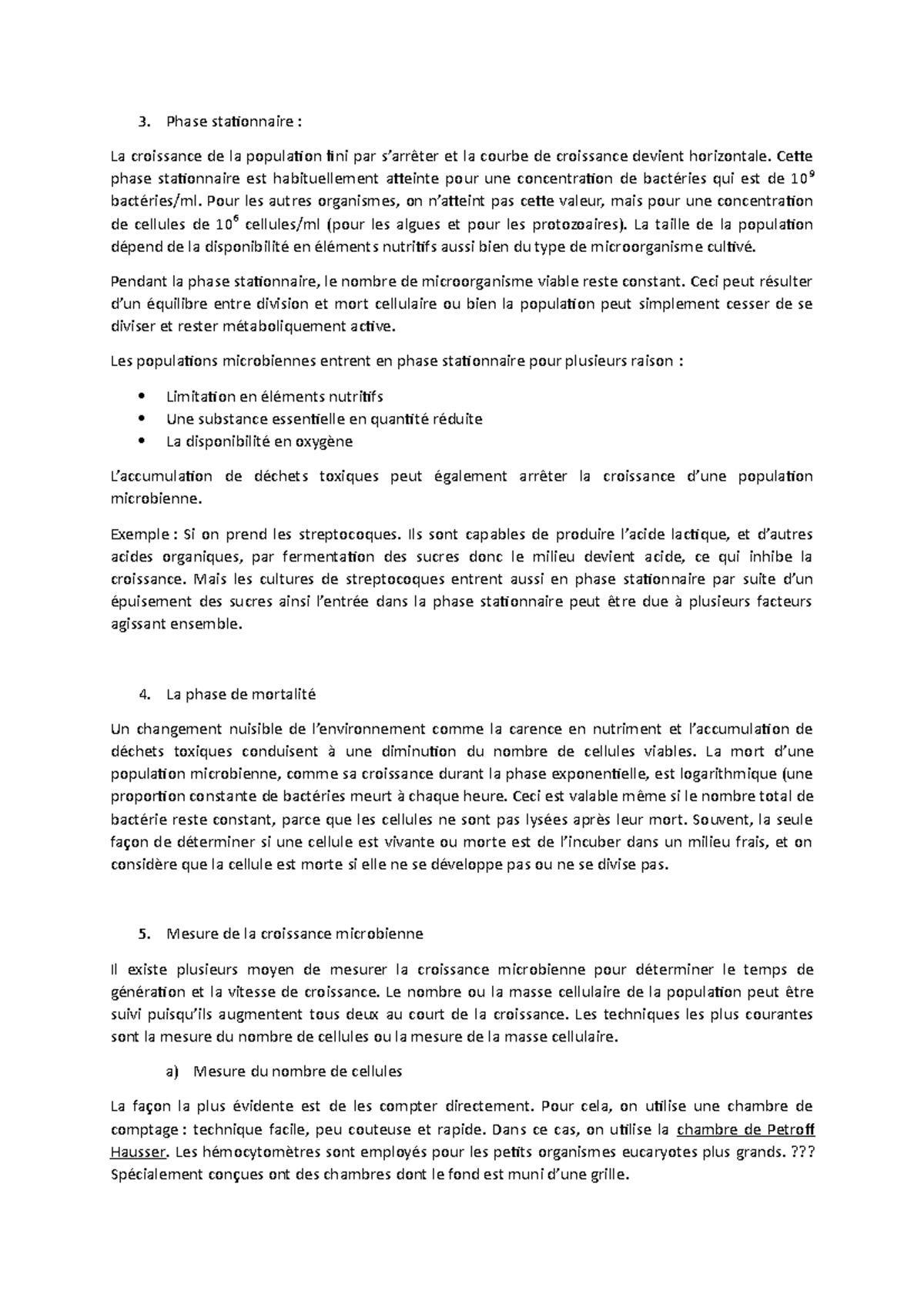 TD 3 Radon Phase stationnaire - Phase stationnaire : La croissance de ...
