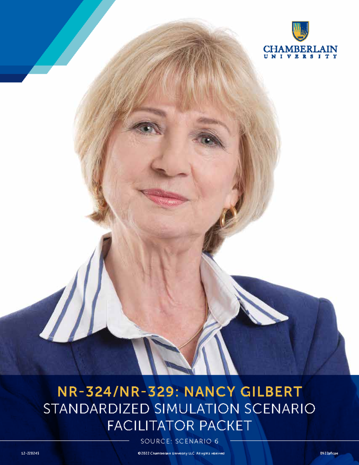 NR324.329 Nancy Gilbert Facilitator Packet NOV 2022 - NR-324/NR-329: NANCY GILBERT STANDARDIZED ...