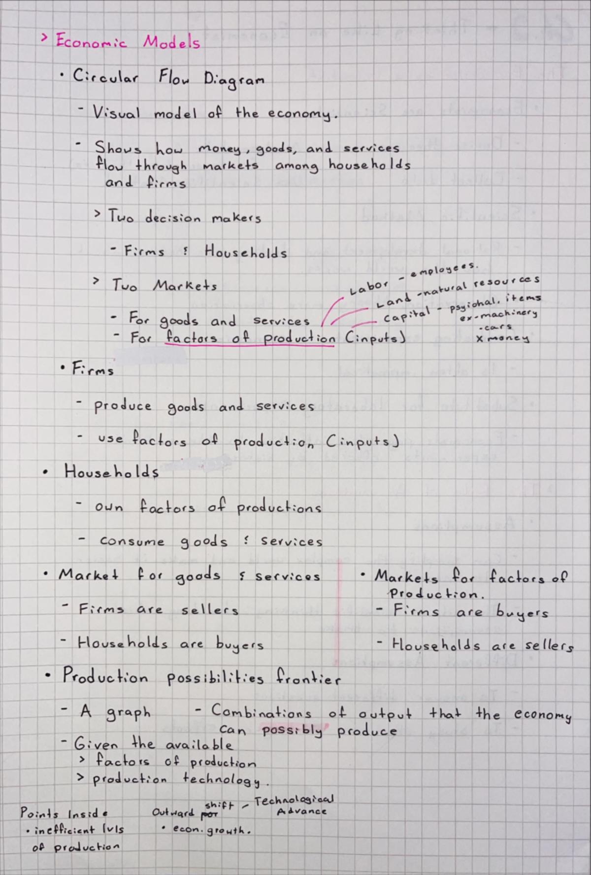 Pg5 - Mindset of an Economist pg2 - Economic Models Circular Flow ...