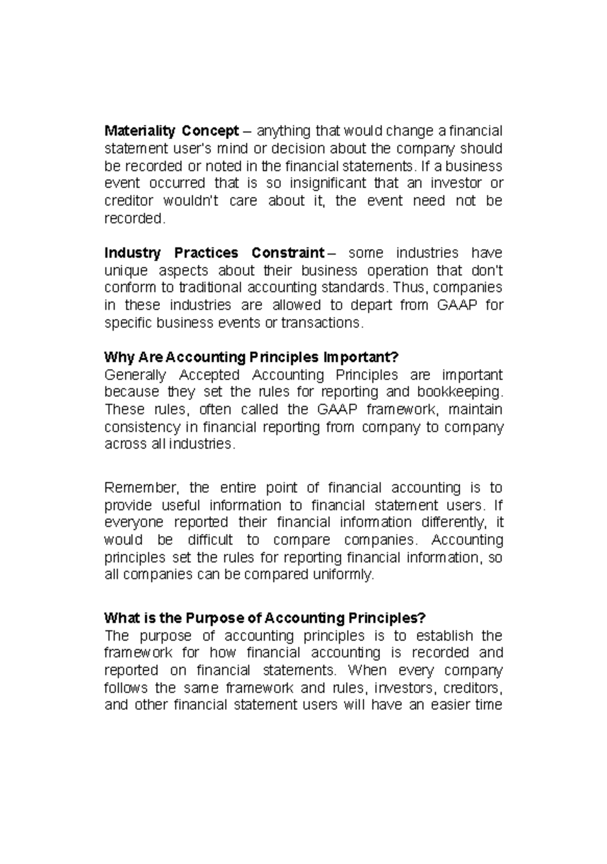 Definition OF Terms - Basic Accounting-61-70 - Materiality Concept ...