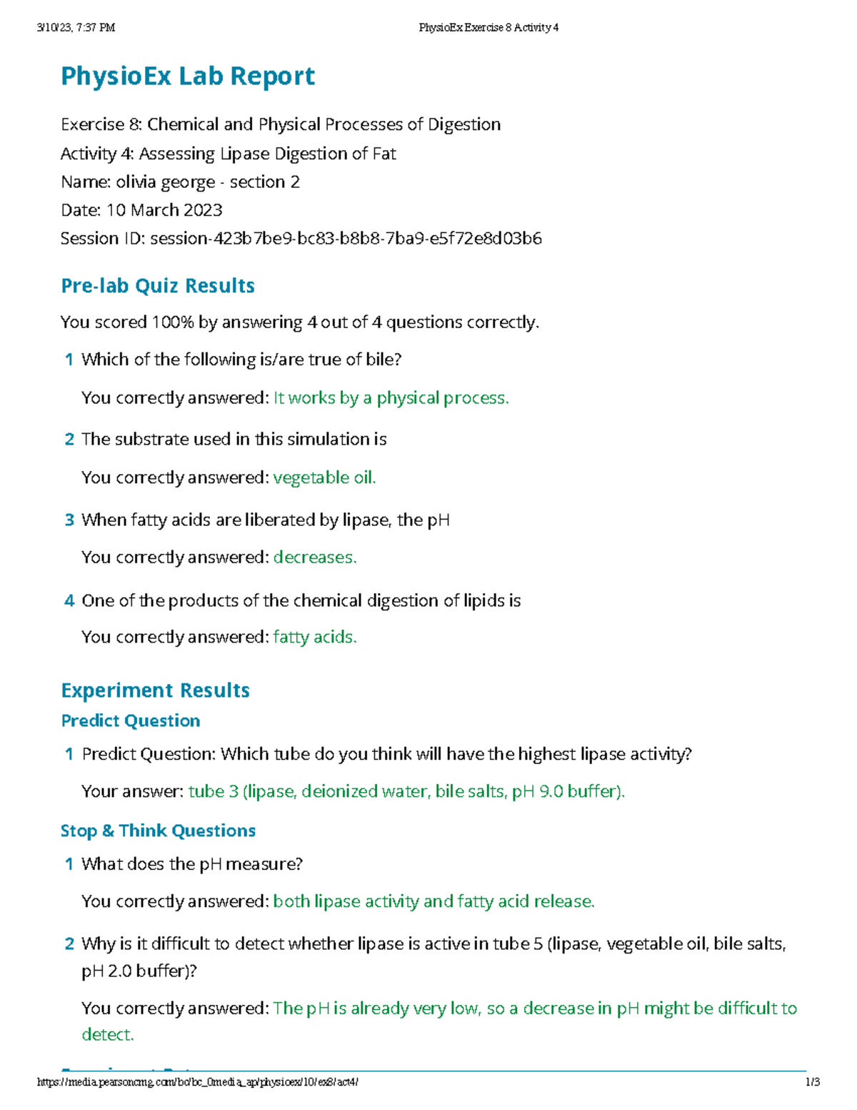 Physio Ex Exercise 8 Activity 4 - pearsoncmg/bc/bc_0media_ap/physioex ...