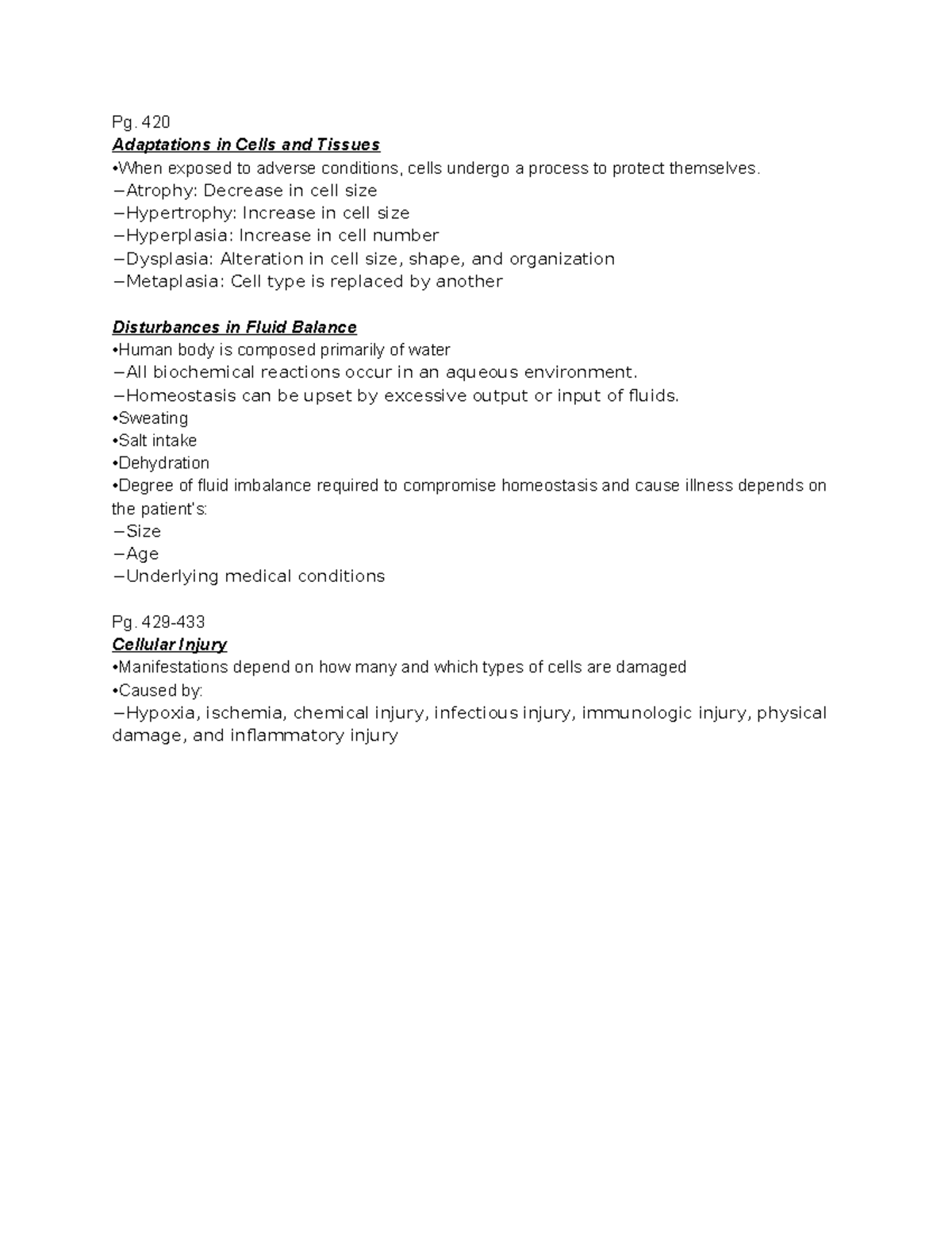 Pathophysiology Study Guide - EMS-101 - Moraine Valley - Studocu