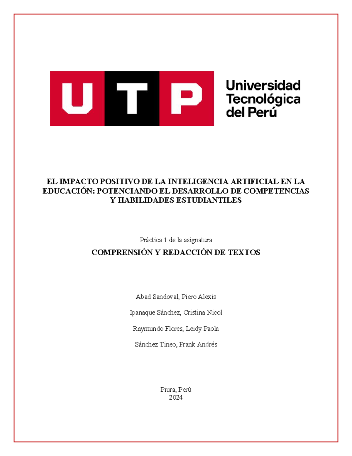 Practica Cy RT final - EL IMPACTO POSITIVO DE LA INTELIGENCIA ...