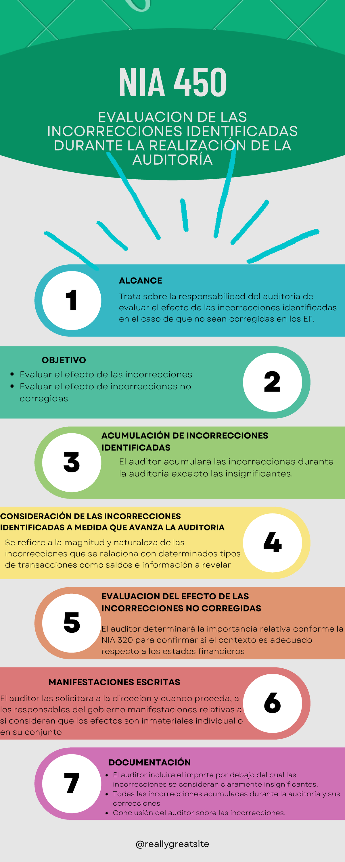 NIA 450 infografia - INFORGRAFIA NIA 450 - Trata sobre la ...