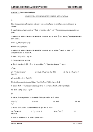 ANG201 Session 2 - SYMBOLE ALGÉBRIQUE , THÉOREME DE PHYTAGORE .............. - 1 Session2 ...