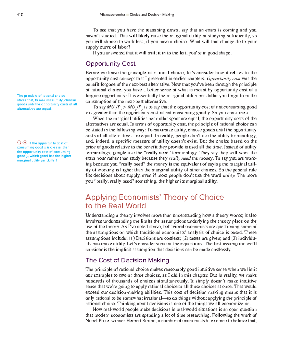 Economics-161 - 418 Microeconomics Choice and Decision Making To see ...