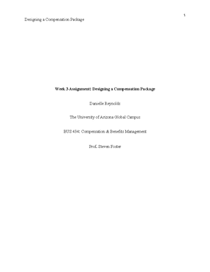 Week 2 BUS 303 - Week 2 BUS 303 - Week 2 Assignment: Job Description ...