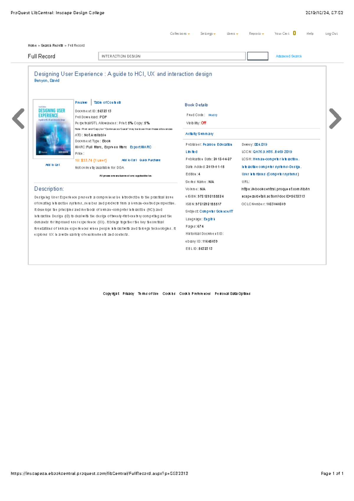 Pdfcoffee - A detailed guide to human computer interaction - ProQuest ...