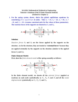 FEM Chapter 3 26 Slides AY2022-23-4slidesperpage - MA3004 - Studocu