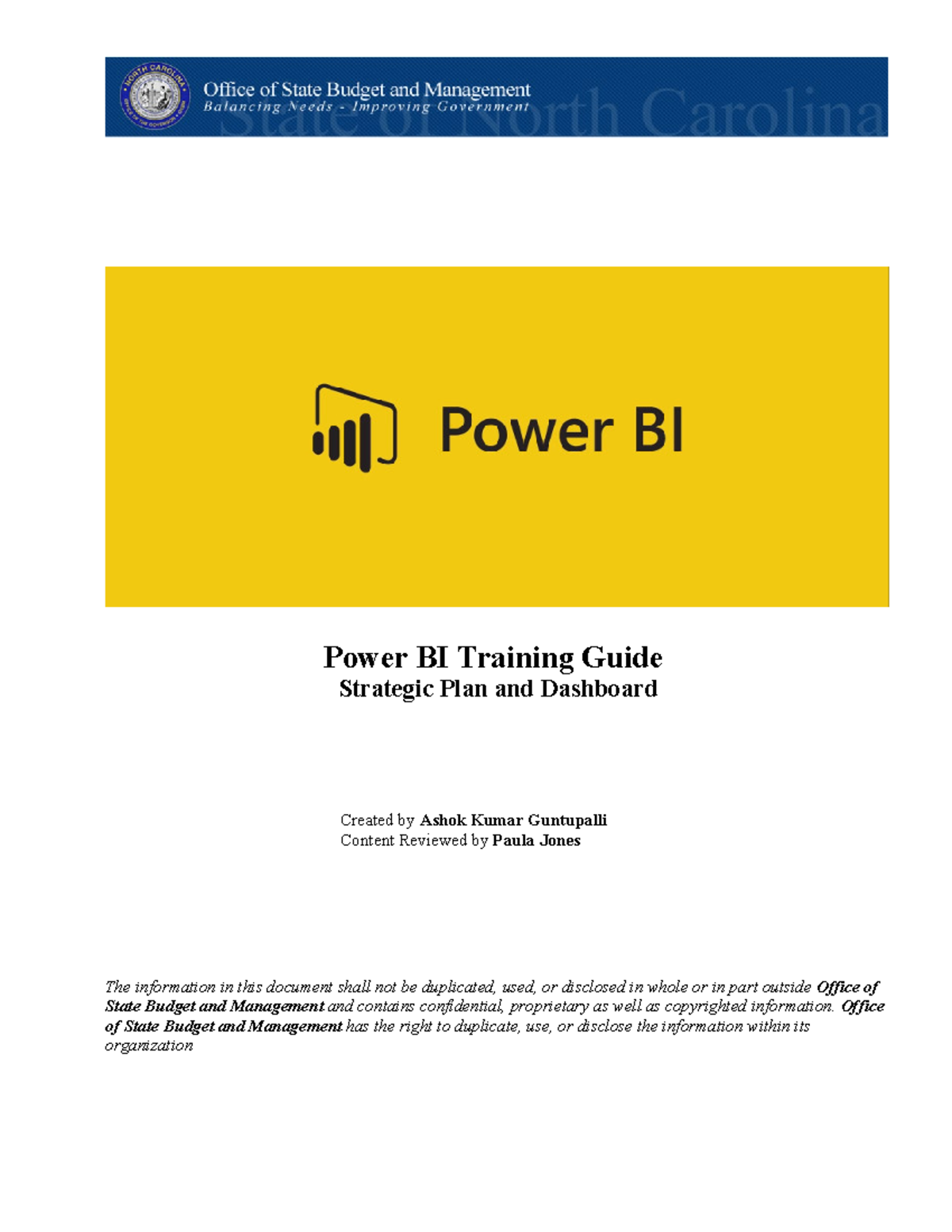 Power BI Dashboards Training Manual - Power BI Training Guide Strategic ...
