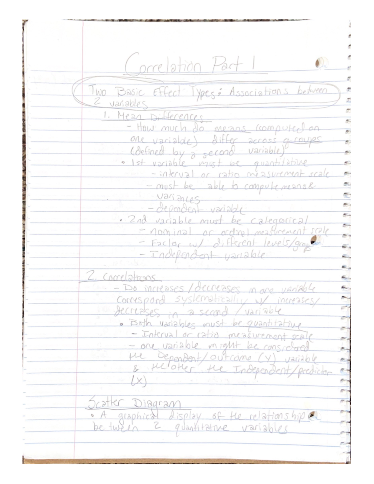 Correlation Notes - r i Correlation Bet Os ag aie How uth Na M2 ADS ...