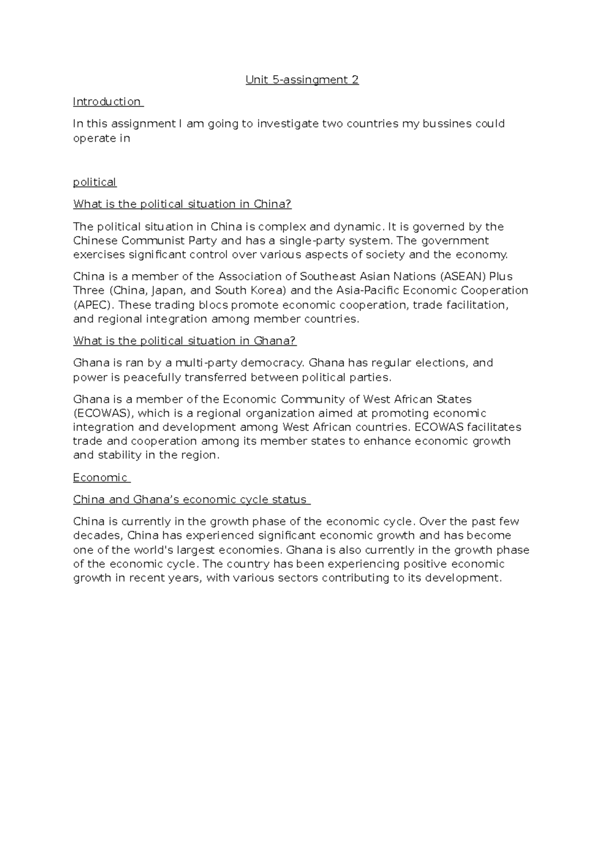 Unit 5-assingment 2 - assignment - Unit 5-assingment 2 Introduction In ...