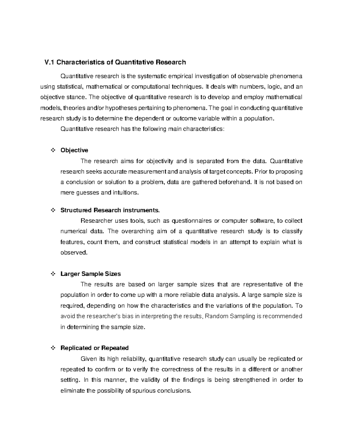 Prac2 - lecture notes - Quantitative research is the systematic ...