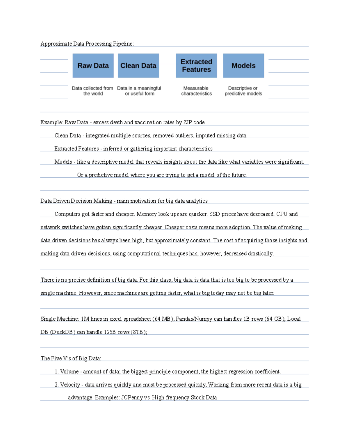 1. Introduction to Big Data - Approximate Data Processing Pipeline ...