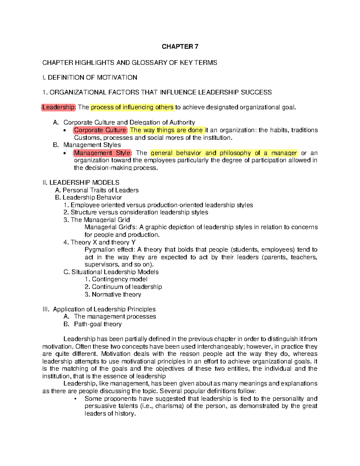 Chapter-7 ( Labman) - Laboratory management - CHAPTER 7 CHAPTER HIGHLIGHTS AND GLOSSARY OF KEY ...