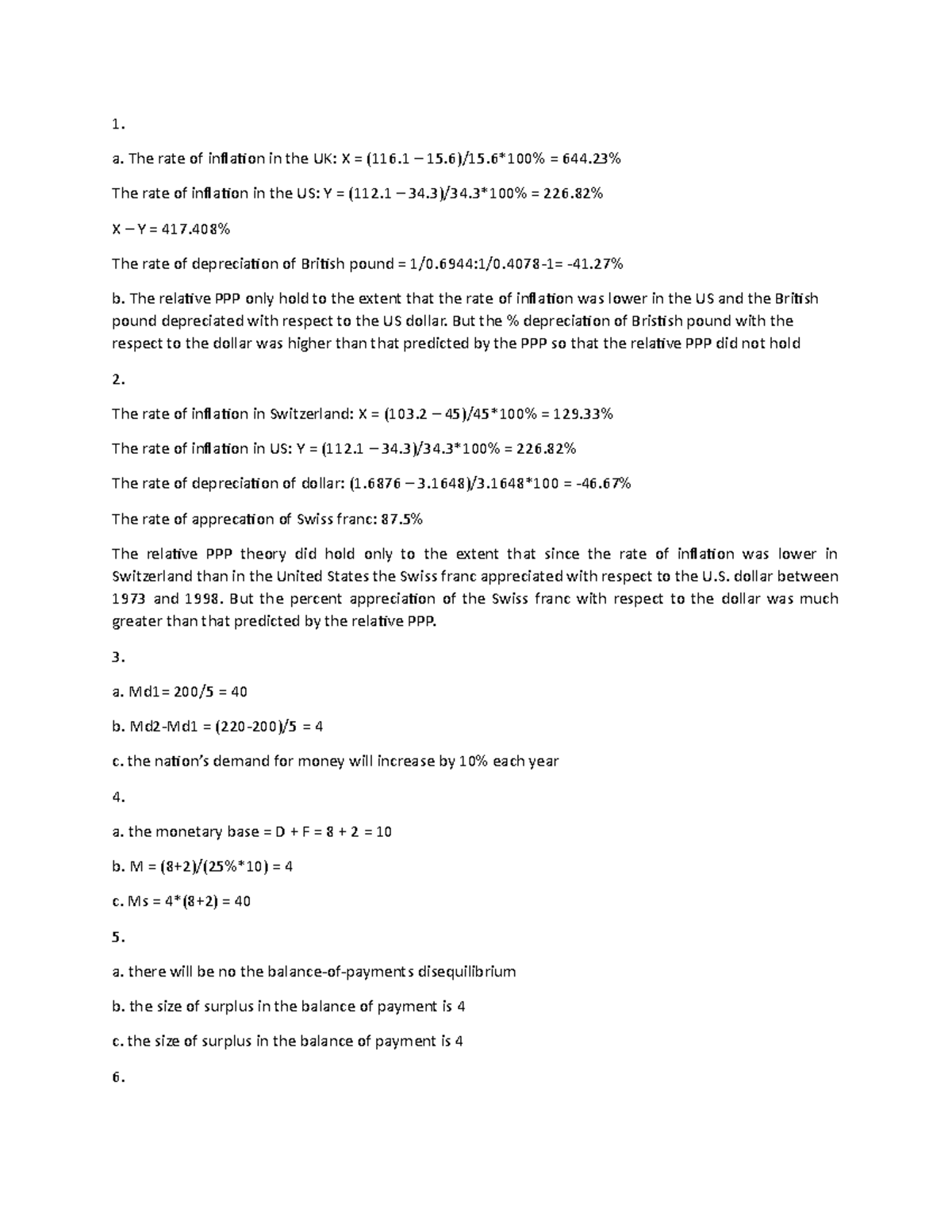 Chapter 15 IE - fffffffffffffffffffffffffffff - 1. a. The rate of ...