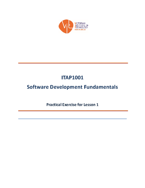 Activity 2 - Assignment - ITDA Database Fundamentals Tutorial - 2 ####### ITDA1001 Tutorial 2 ...